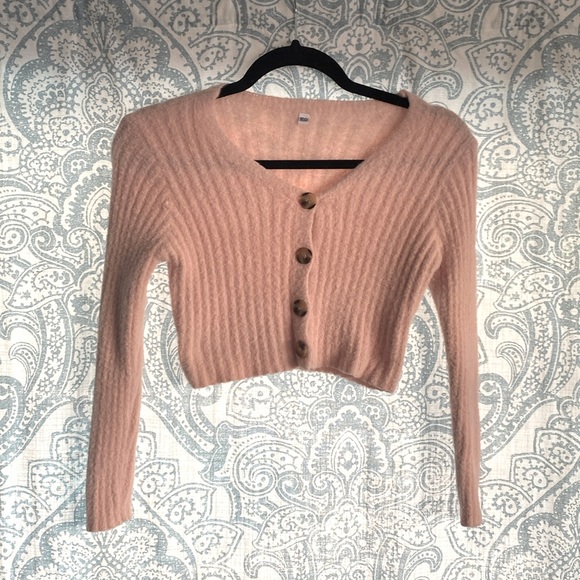 SHEIN | Sweaters | Button Up Cropped Cardigan | Poshmark